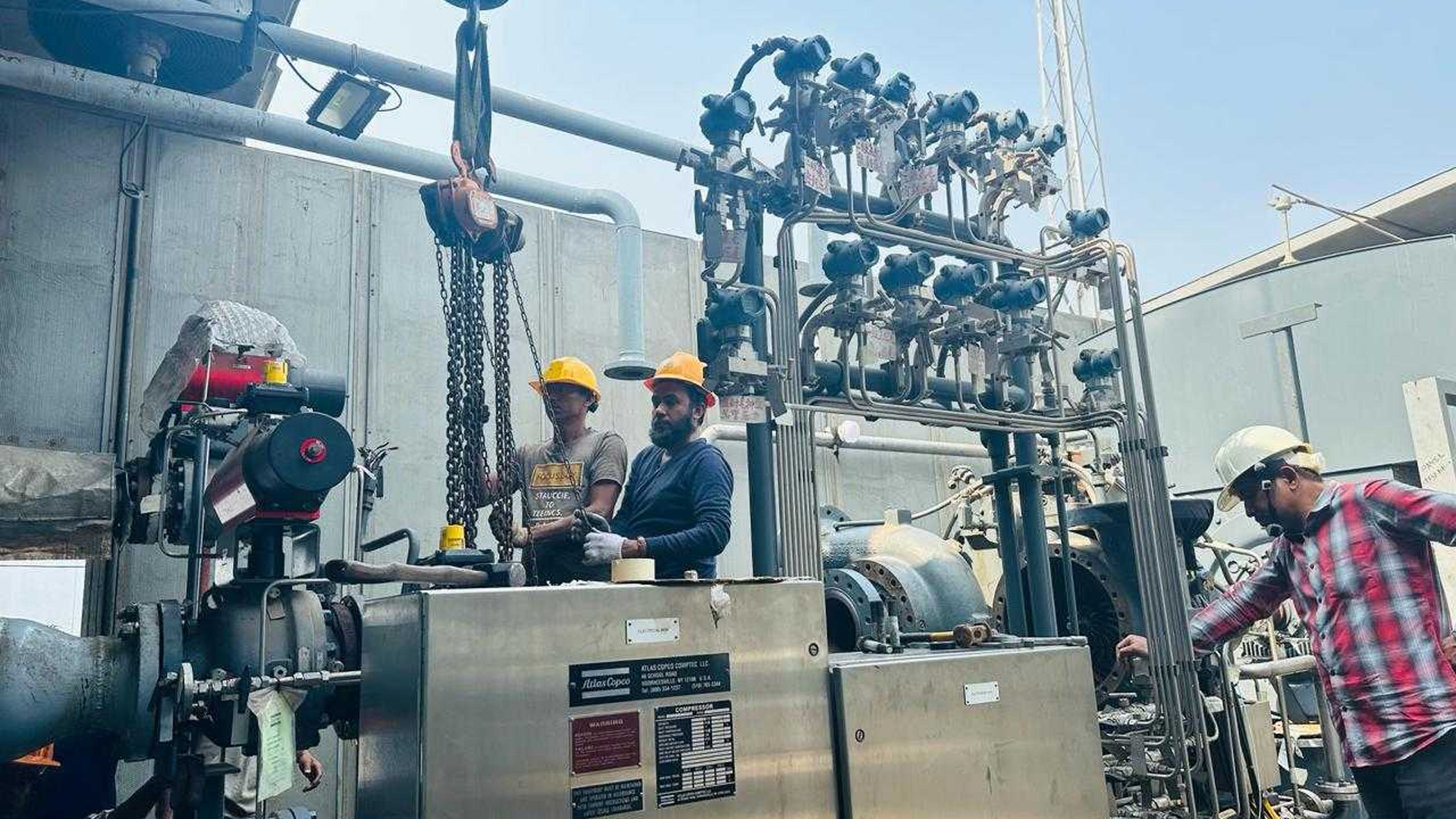 Combined cycle power plant resumes production