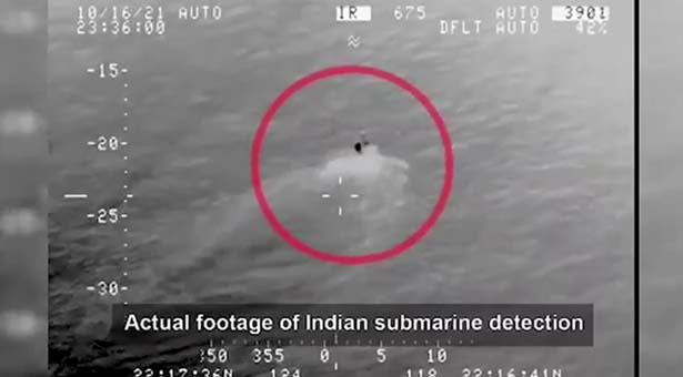 Indian submarine spotted in Pakistani waters