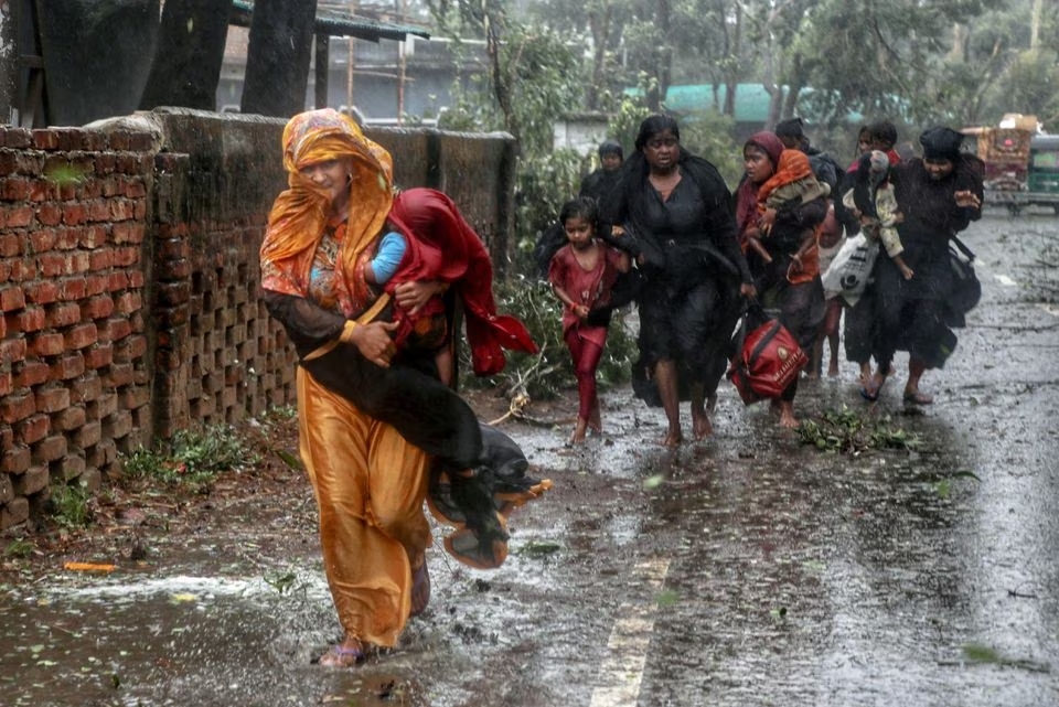 Cyclone Mokha floods Myanmar port city