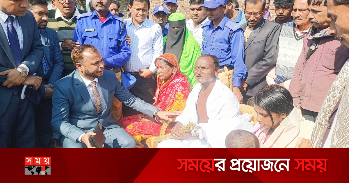 দীপু চন্দ্র দাসের পরিবারের পাশে থাকার আশ্বাস জেলা...