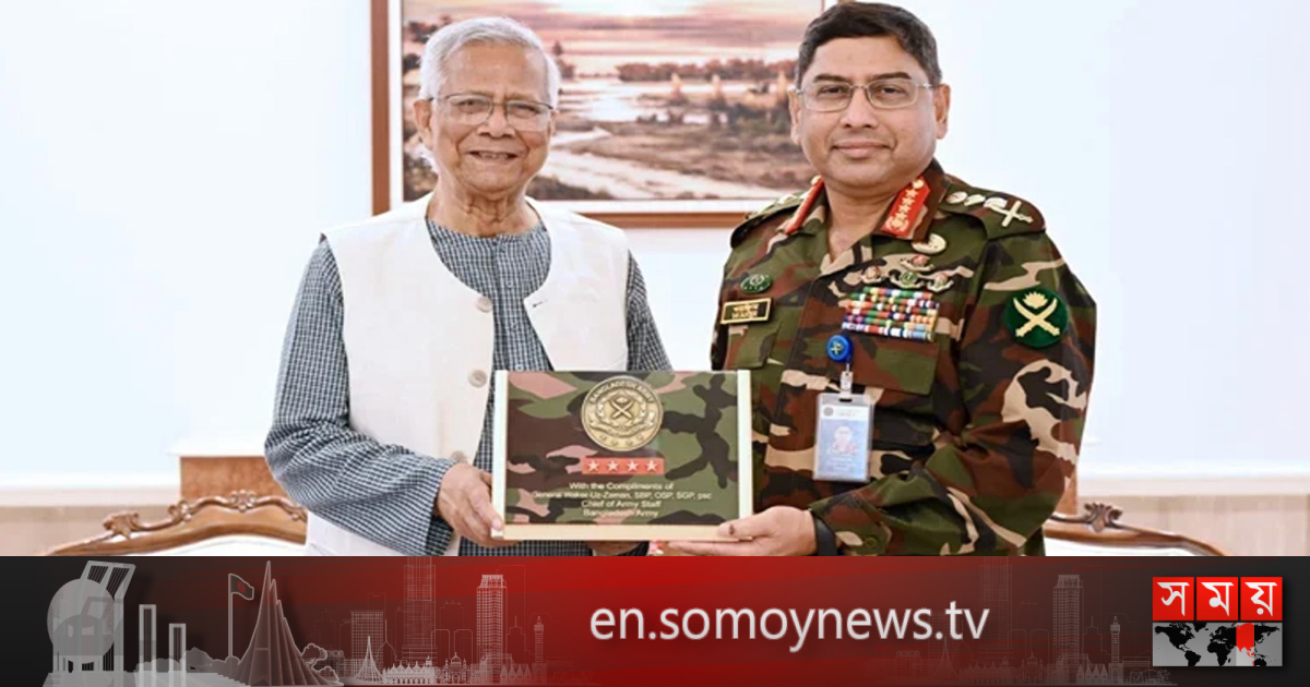 Army Chief calls on Chief Adviser
