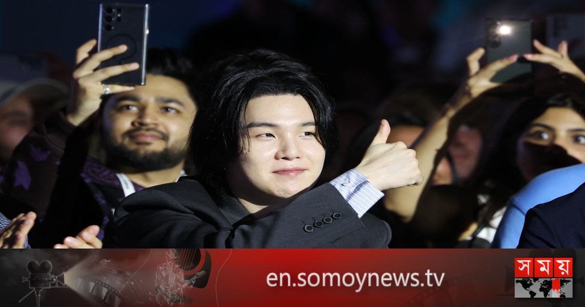 BTS star Suga begins military service