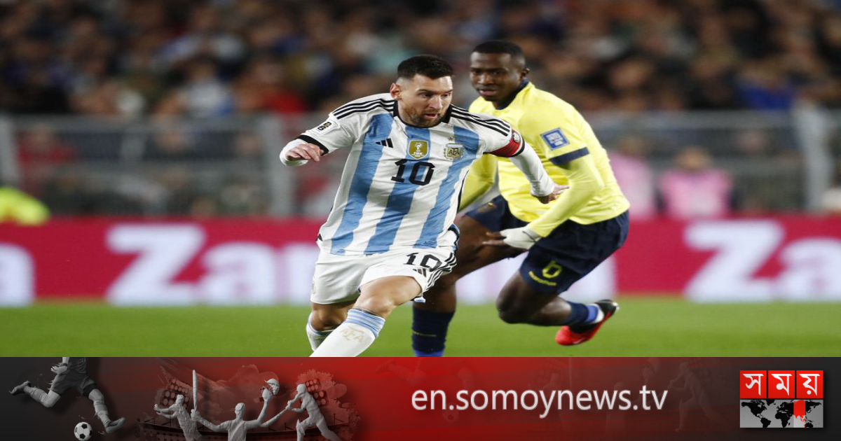 Messi scores as Argentina beat Ecuador in WC qual...