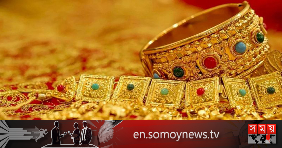 Gold price raised by Tk 1,154 per bhori