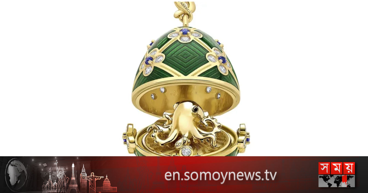Man 'swallowed' $19k Fabergé egg, charged with th...