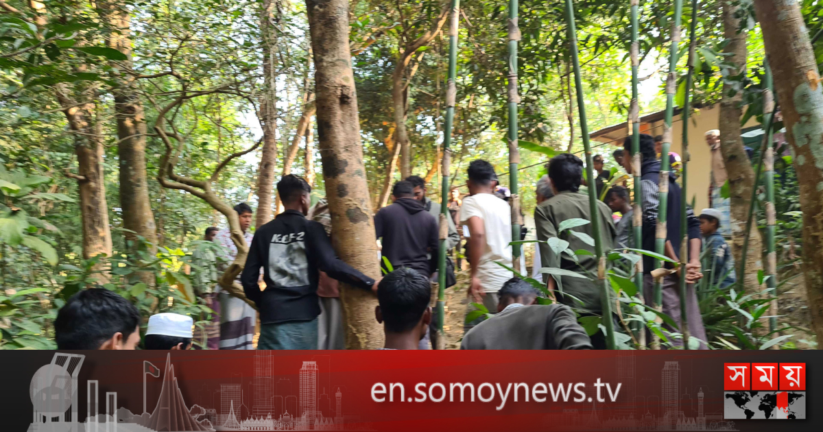 Mortar shell from Myanmar damages freedom fighter...